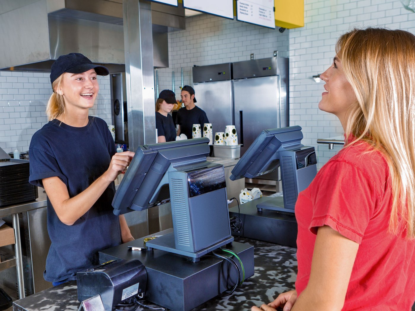 Fast food worker